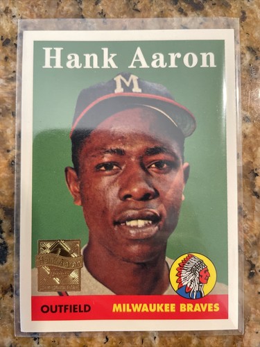 1999 Topps Hank Aaron Reprint #5 Hank Aaron Milwaukee Braves. | eBay