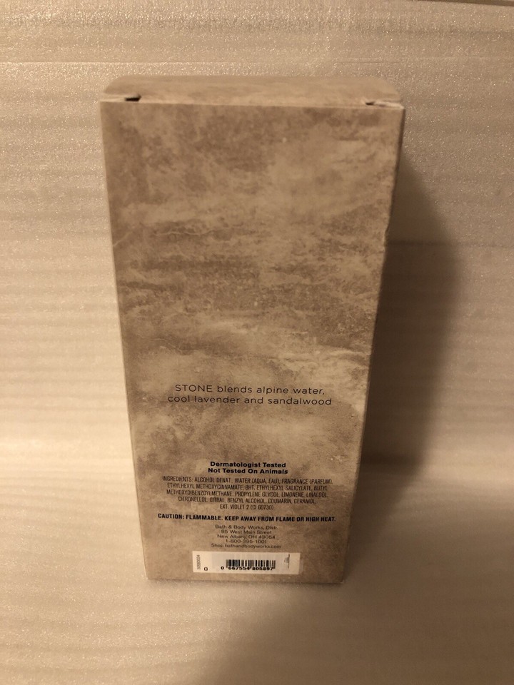 Bath And Body Works Stone Cologne 3.4 Fl Oz! | eBay