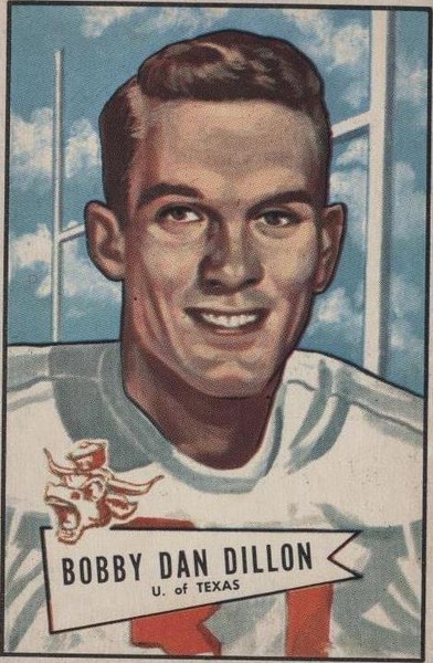 1952 Bowman - Large #98 Bobby Dillon (RC) for sale online | eBay