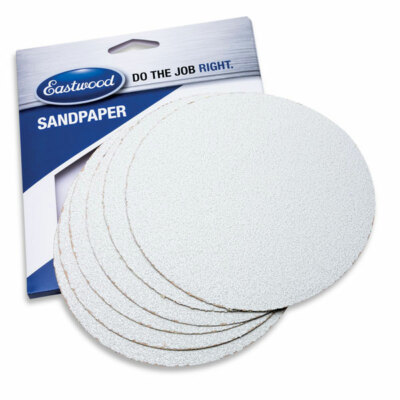 Eastwood CONTOUR 6 Pack 6 inch Round PSA Sandpaper 80 Grit Sanding ...