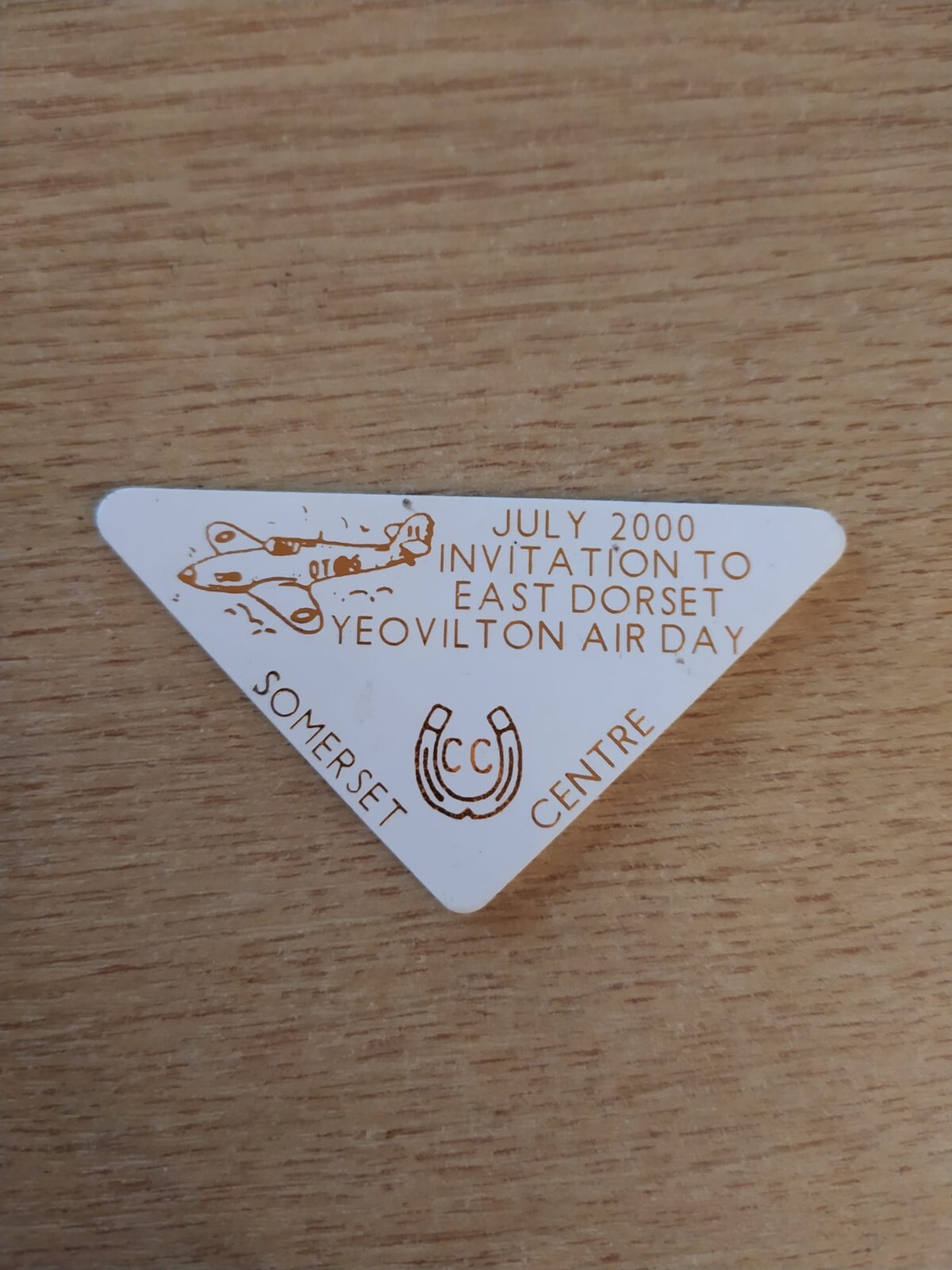 Caravan Club Badge - July 2000 - Invitation To East Dorset Yeovilton ...