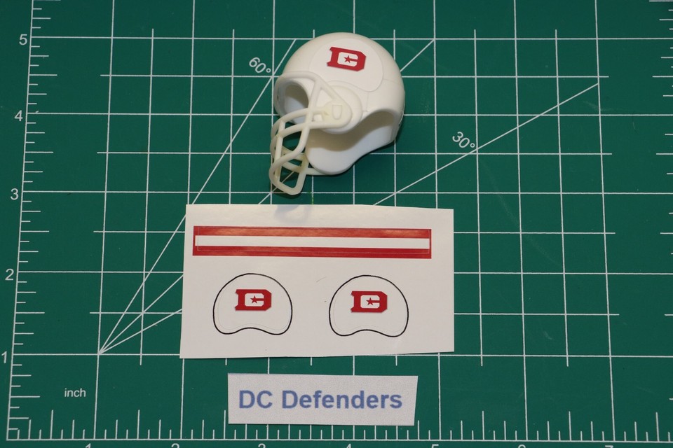 2024 UFL 2023 / XFL DC Defenders *DIECUT DECALS* & Football Gumball ...