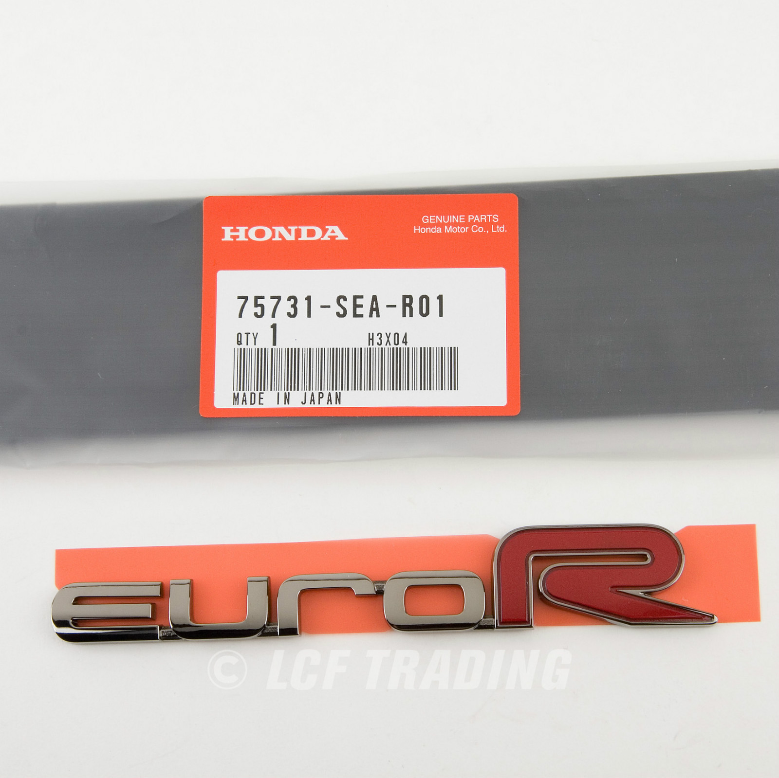 JDM Acura TSX Honda Accord Euro R Emblem SET 75731-SEA-R01, 75732-SEA ...