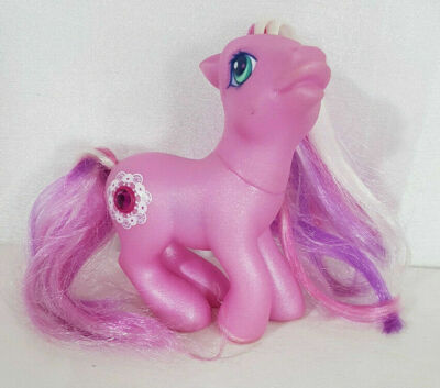 My Little Pony G3 Crystal Lace Friendship Ball Pink Jewel Gem 2003 | eBay