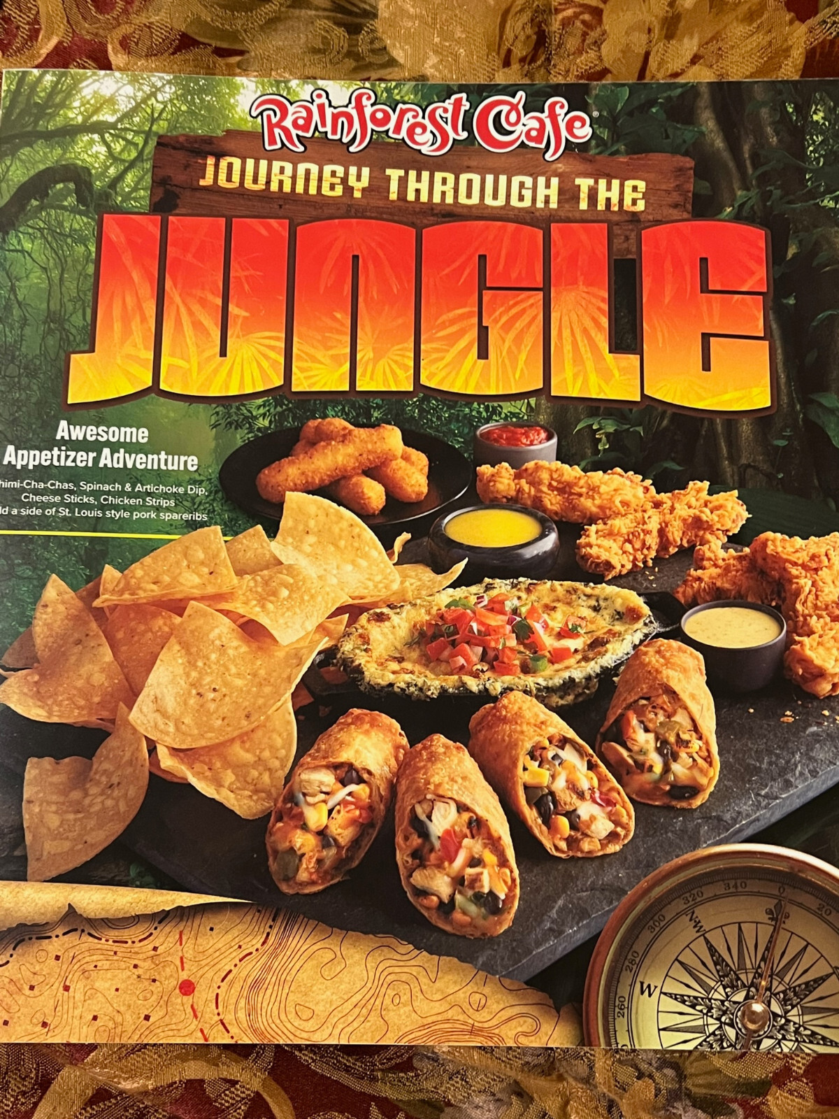 Rainforest Cafe Menu