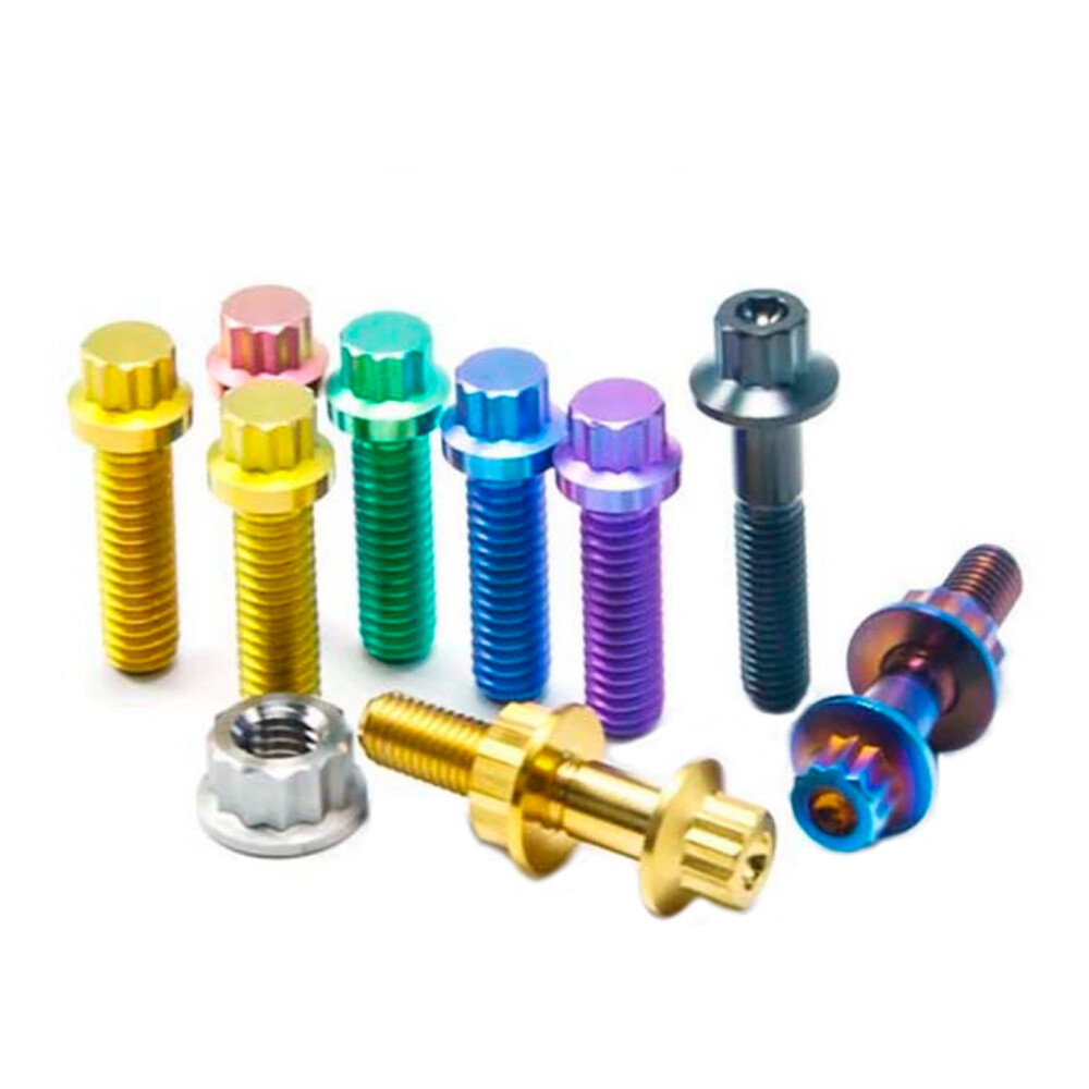 Anodized Color Titanium Split Rim Bolt screws M7x32mm M8x25mm for BBS ...