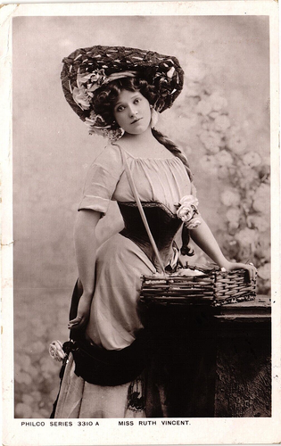 Real Photo RPPC Postcard Ruth Vincent Actress England Posted 1907 | eBay