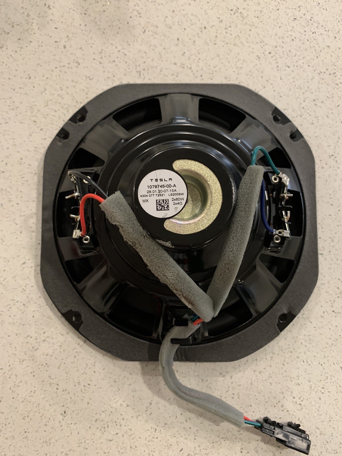 2019- 2021 TESLA MODEL Y Rear Subwoofer OEM tesla sub | eBay