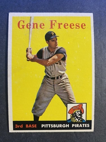 1958 Topps Baseball Gene Freese Pittsburgh Pirates Card #293 | eBay