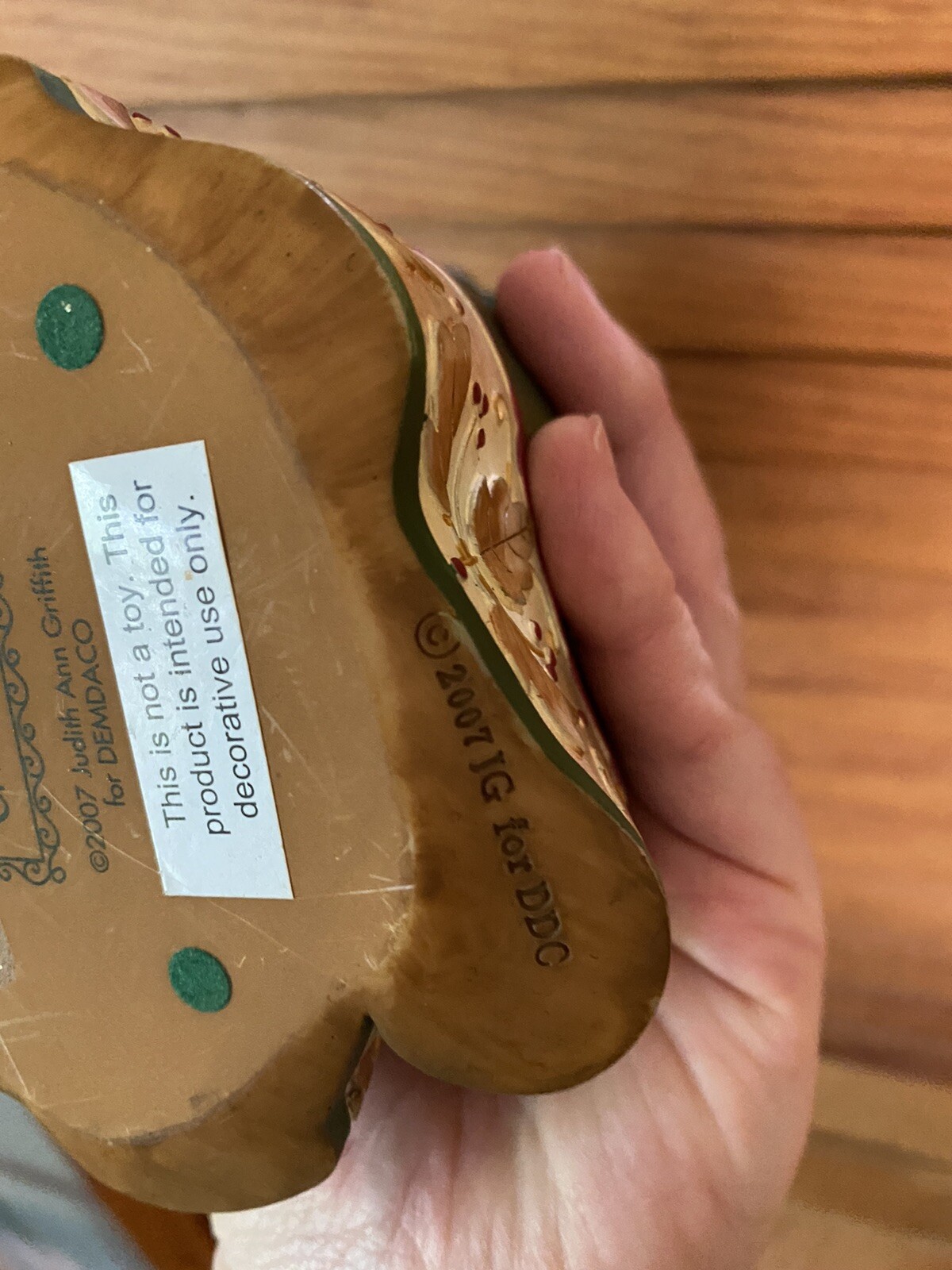 Santa 8" Figurine Wonders of Christmas Demdaco Judith Ann Griffith 2007 ...