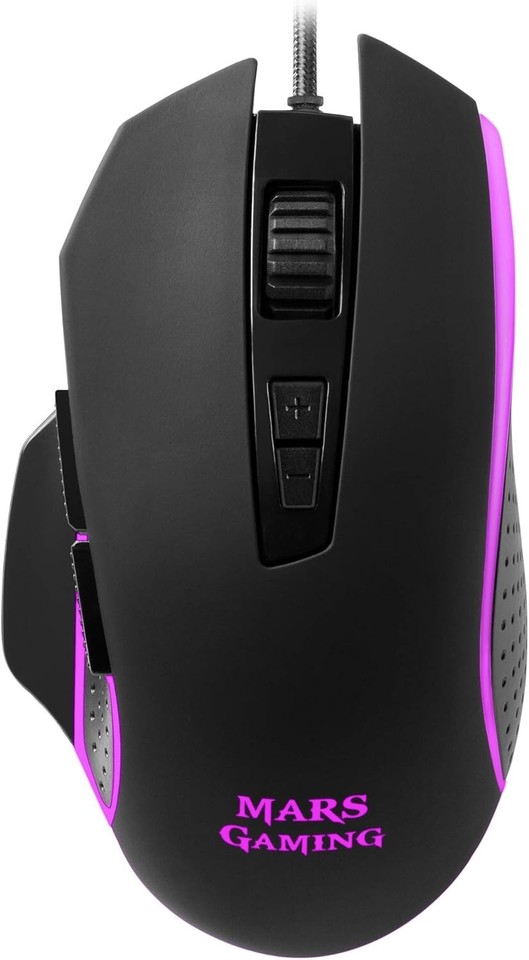 RATON GAMING 4800dpi USB PC PS4 PS5 XBOX MARS GAMING LUCES LED ...