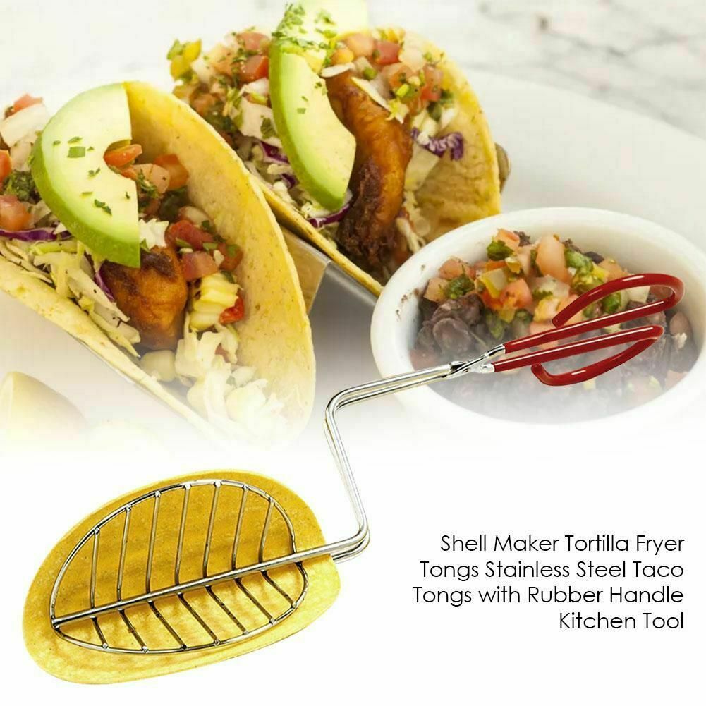 Taco Maker Press Fried Taco Shells Mildew Crisp Deep Fryer Kitchen ...