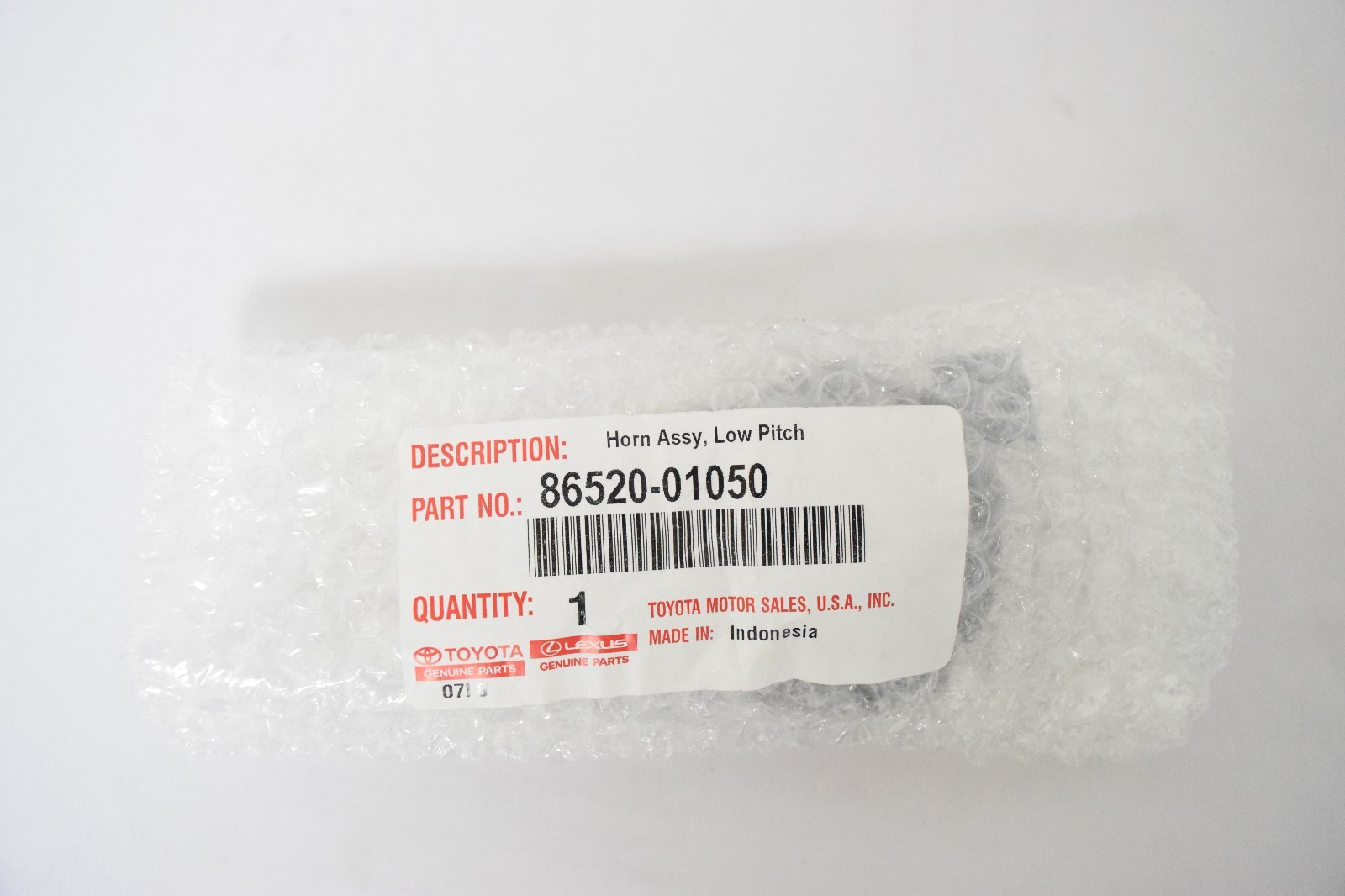 GENUINE TOYOTA HORN COROLLA HIGHLANDER MATRIX OEM 86520-01050 | eBay