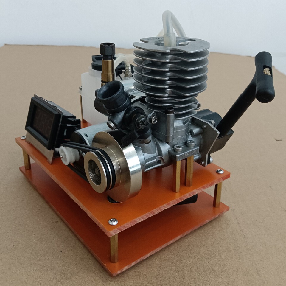 Mini 2-Stroke Gasoline Engine Model Toy Petrol Engine Mixture Nitro DC ...