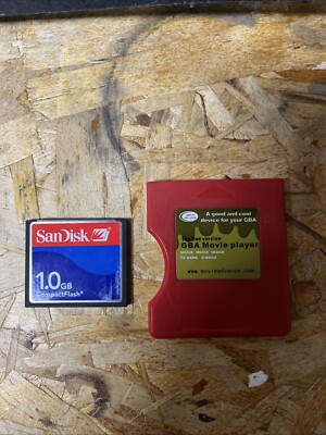 GBA Movie Player for Game Boy Advance/SP Compact Flash - Tested ...