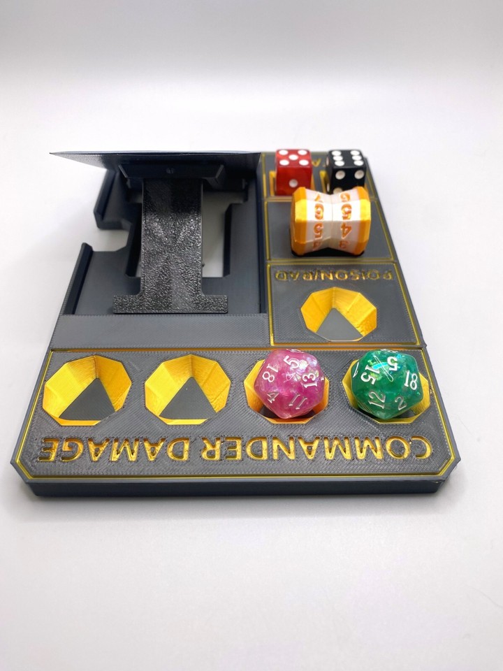 Commander Tray designed to assist in tracking MTG Commander Damage | eBay