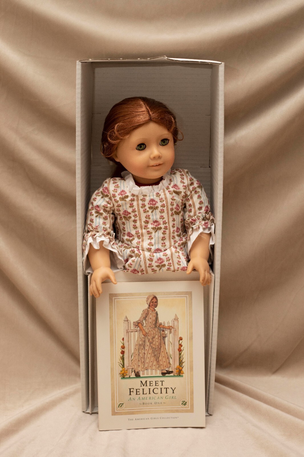 Pleasant Company American Girl Doll FELICITY 1991 with Books and Paper ...