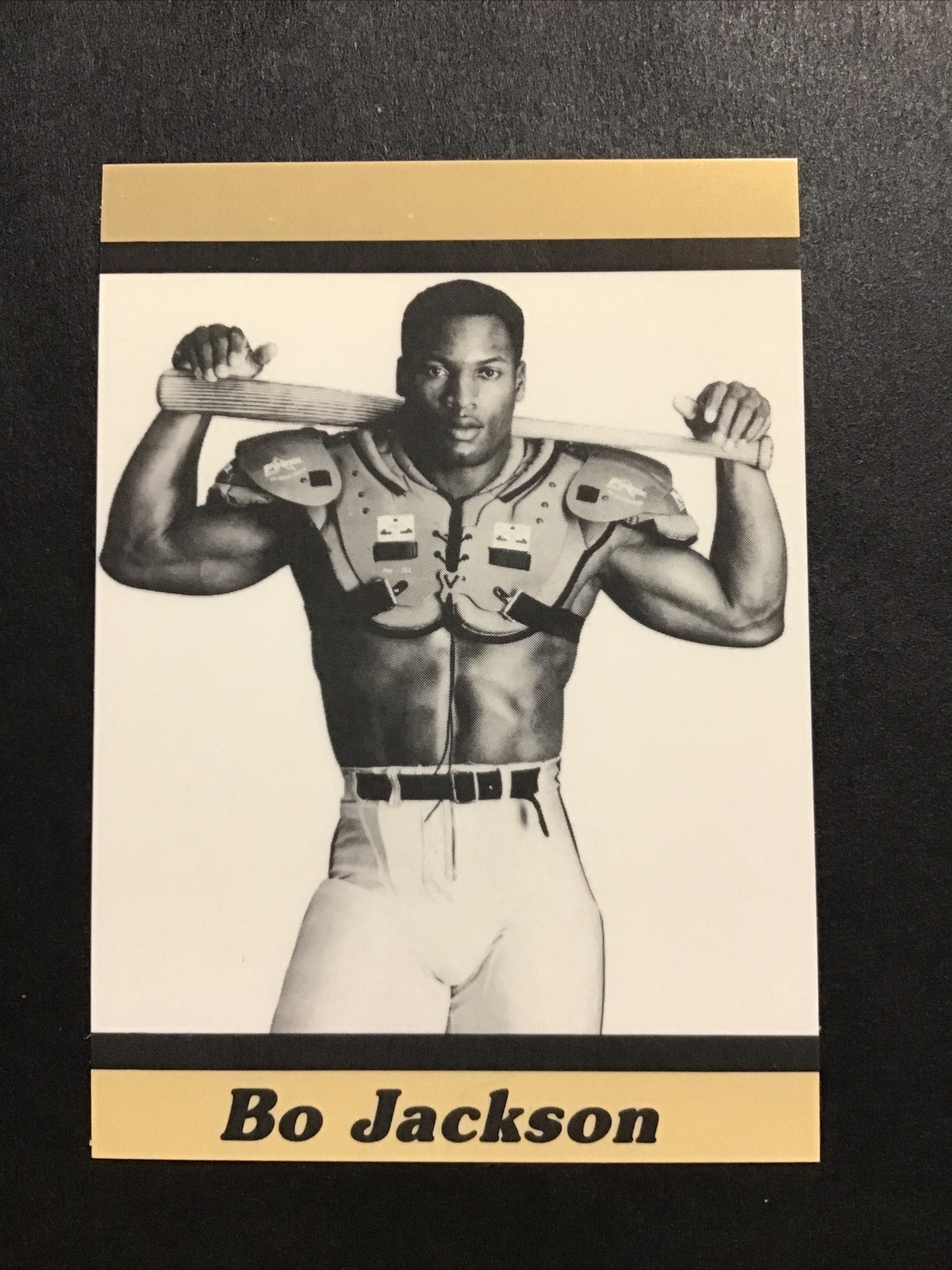 Bo Jackson ODDBALL PROMO No # - Bo Knows Baseball / Football - NM-MINT ...
