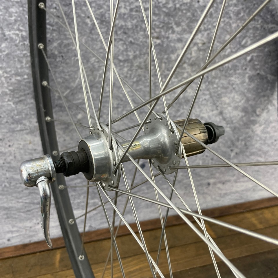 Shimano Wheel Set 700c Vintage Mavic 192 NE RX100 FH-A550 130 mm QR 90s ...