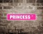 *Aluminum* Princess 4" x 18" Metal Novelty Street Sign SS 2940 | eBay