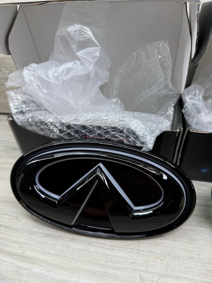 FOR 2018-2024 INFINITI Q50 COLOR CHANGING RGB LED GRILL EMBLEM GLOSS ...