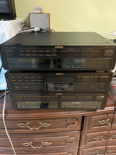 REVOX B250 S B260 S B226S AMPLIFIER TUNER CD PLAYER SET OF 3+MANUALS ...