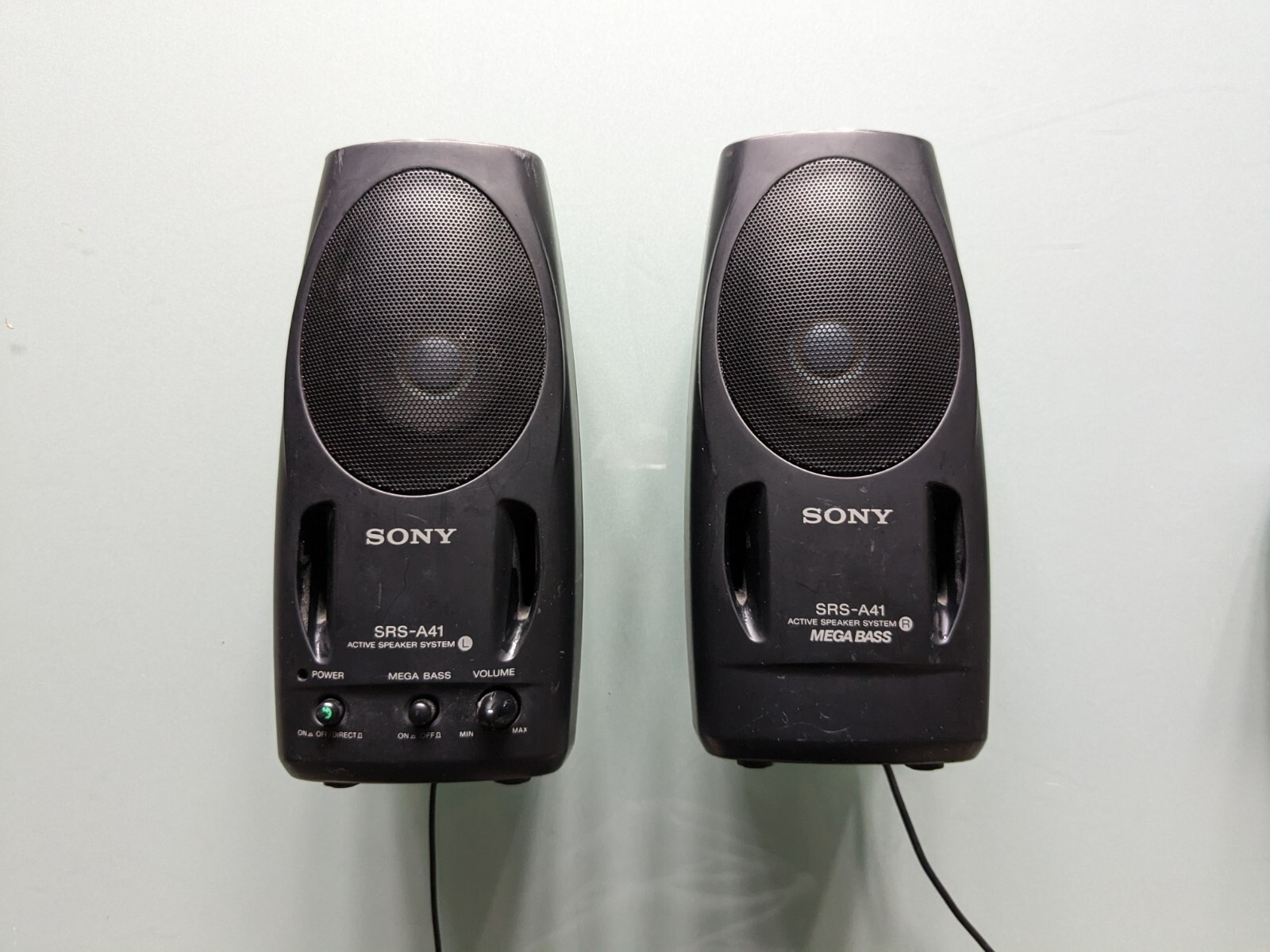 Sony+SRS-A41+Active+PC+Speaker+System+MegaBass+with+power+adapter for ...