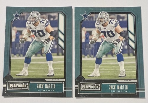 (2) Zack Martin 2020 Panini Playbook #52 Lot - Dallas Cowboys | eBay