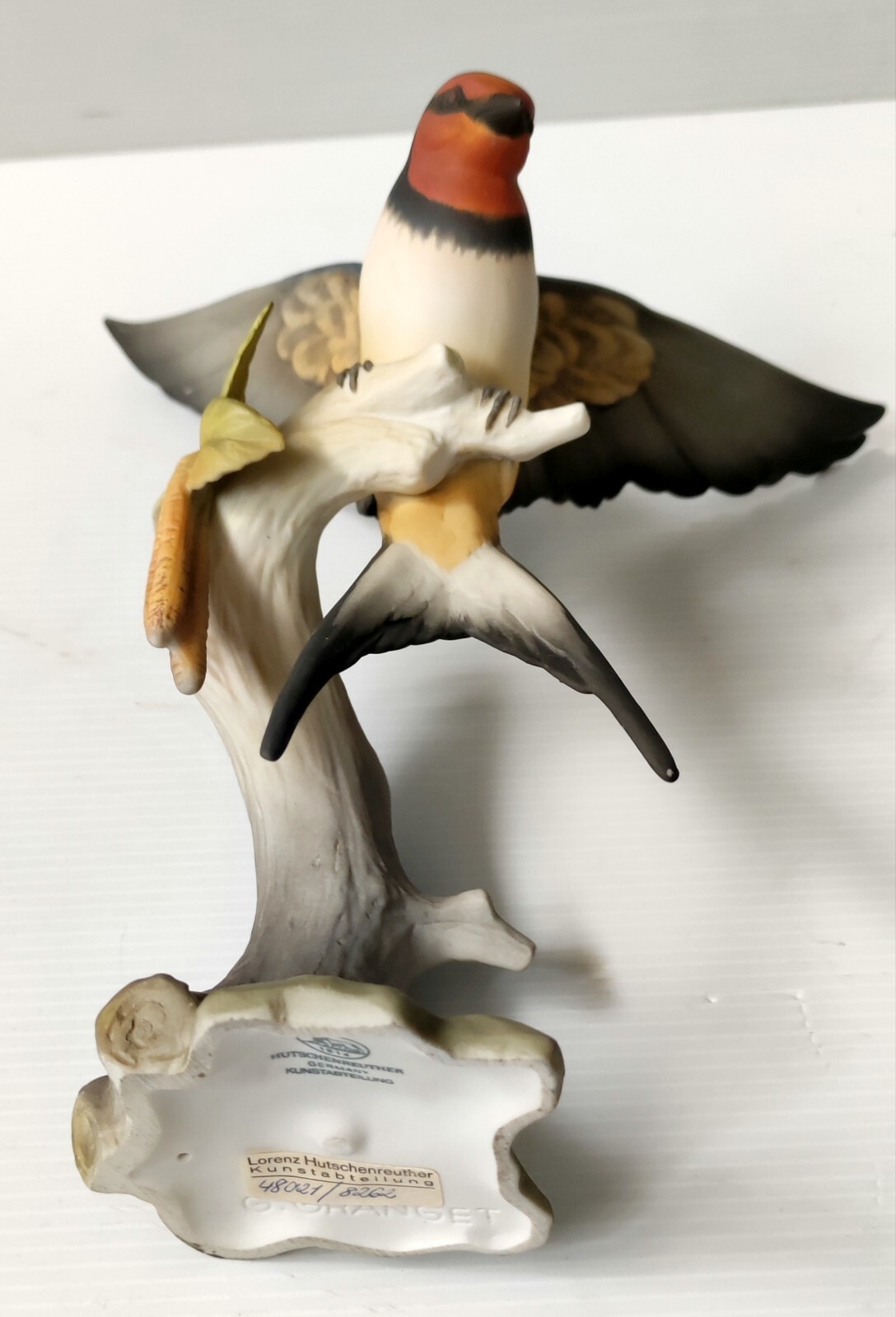 Swallow Bird Statue Porcelain Lorenz Hutschenreuther G. Granget Germany ...