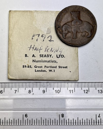 1792 Copper Condor Token - Lady Godiva Coventry - Old B.A. SEABY ...
