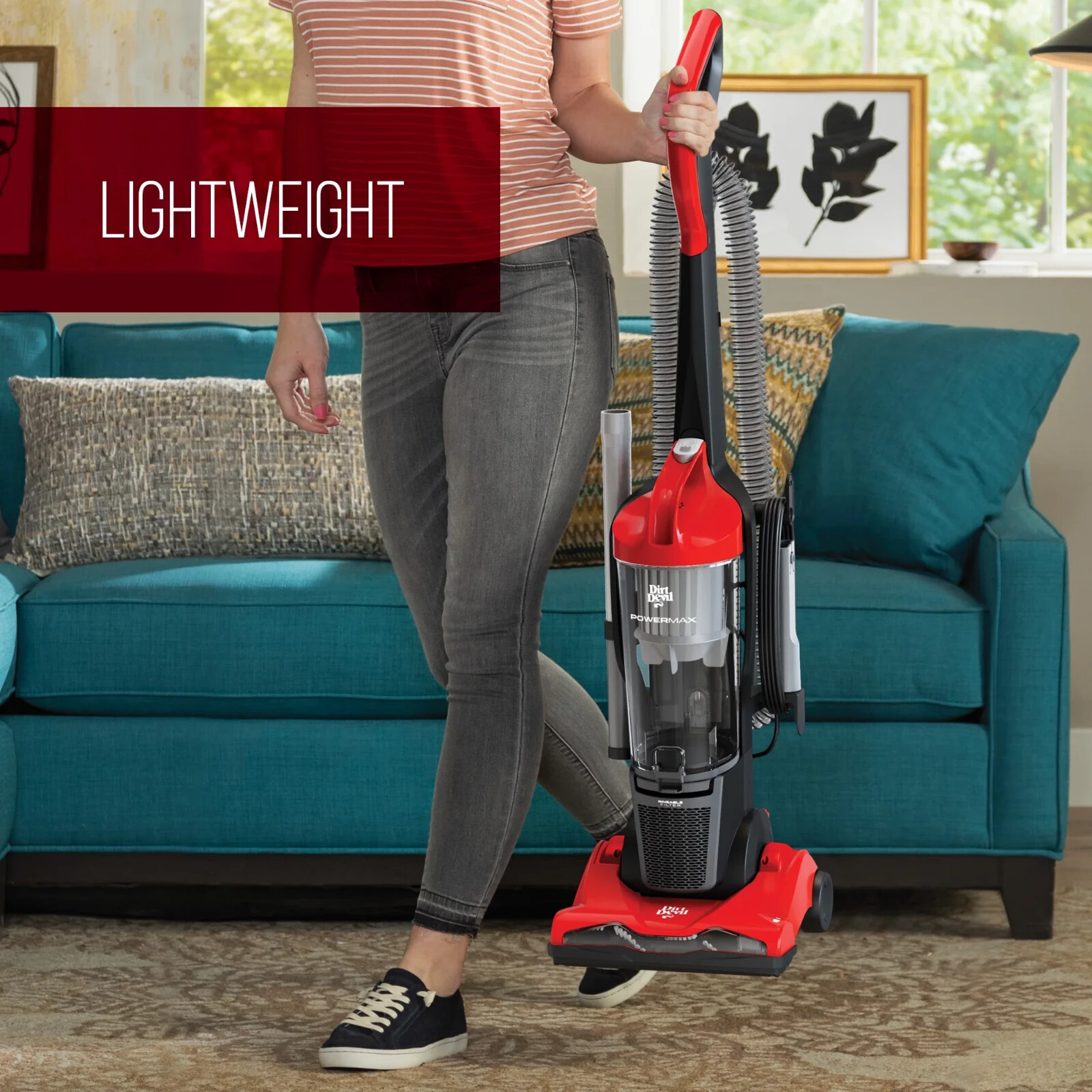 Dirt Devil PowerMax Bagless Upright Vacuum Cleaner Machine, UD70111V ...