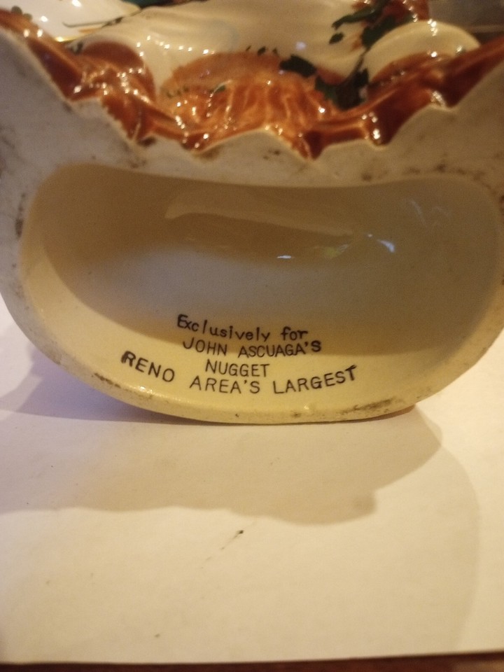 Vintage 1960 Joe miner vase from The Nugget Casino Sparks, Nevada | eBay