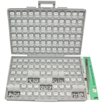 SMD SMT 1206 1% Resistor kit E96 144 Value X 100pc 14400pcs BOX-ALL 10M ...