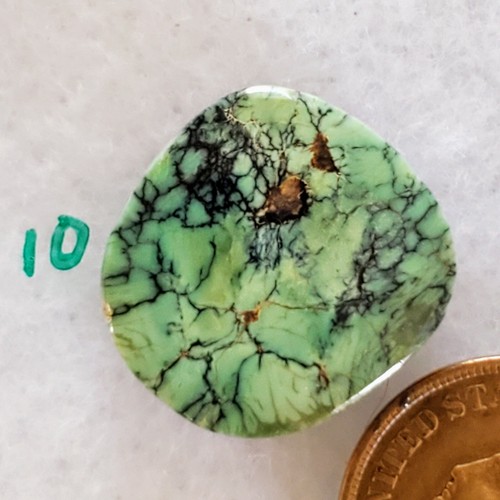 Snowville Variscite Turquoise Cabochon!15.7ct TOP GRADE Natural USA ...