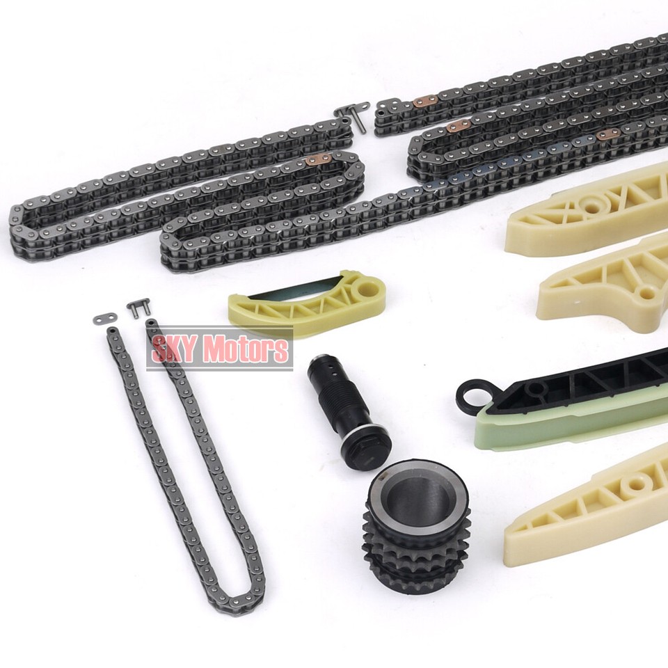 Timing Chain Guide Tensioner 9pcs Kit For Mercedes-Benz W211 M272 M273 ...