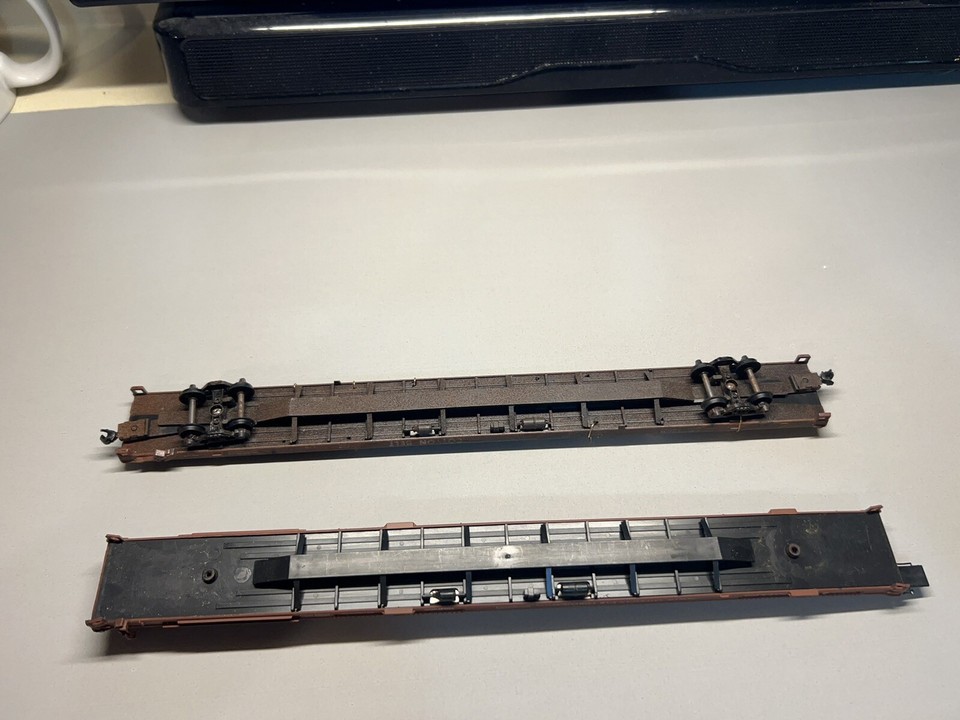 HO Scale Athearn? 89' TOFC flat cars | eBay