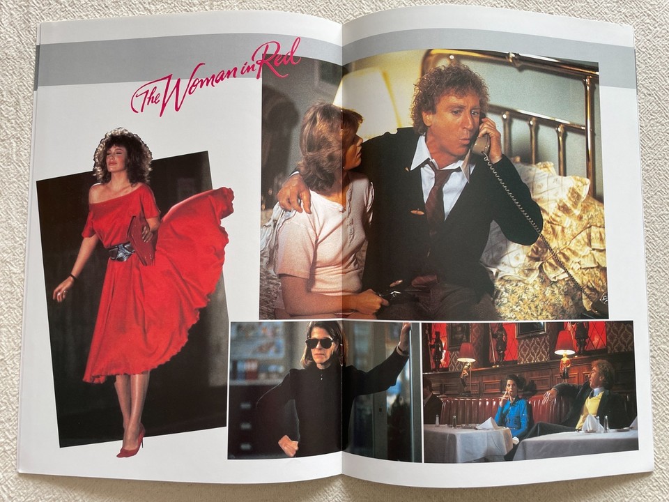 The Woman in Red 1985 Movie Program Book Japan Gene Wilder Charles ...