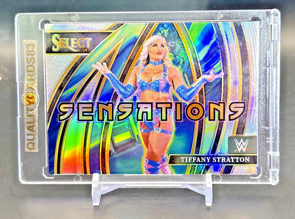TIFFANY STRATTON RAINBOW REFRACTOR INSERT CARD WITH CASE WWE | eBay