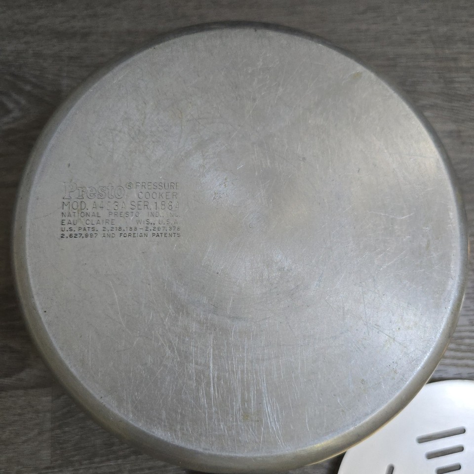 Vintage 1950s Presto Pressure Cooker 4 Qt Model A403A USA W/ Pressure ...