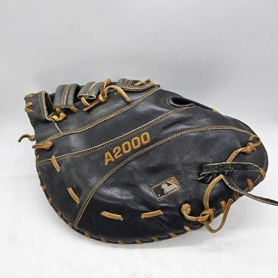 Wilson A2000 Pro-Stock 12.25 First Base Mitt Glove Black 1613 (RH THROW ...