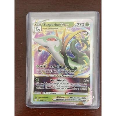 Pokémon TCG Serperior VSTAR Silver Tempest 008/195 Holo Ultra Rare | eBay