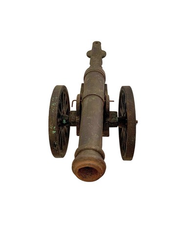 Canon Model Large and Heavy Metal Vintage Cast Iron Replica Military ...