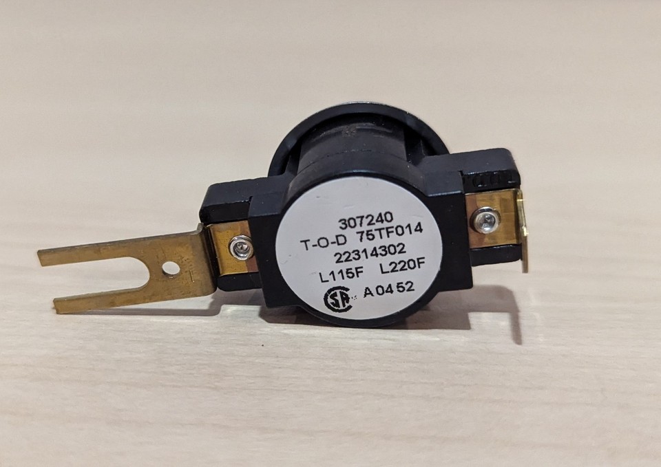 Amana PTAC Replacement of Upper Thermal Limit Switch T-O-D 75TF014 ...