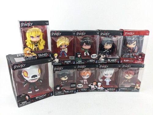 RWBY Figure Jazwares Lot Exclusives FYE BAM Hot Topic Ruby Pyrrha Vinyl ...