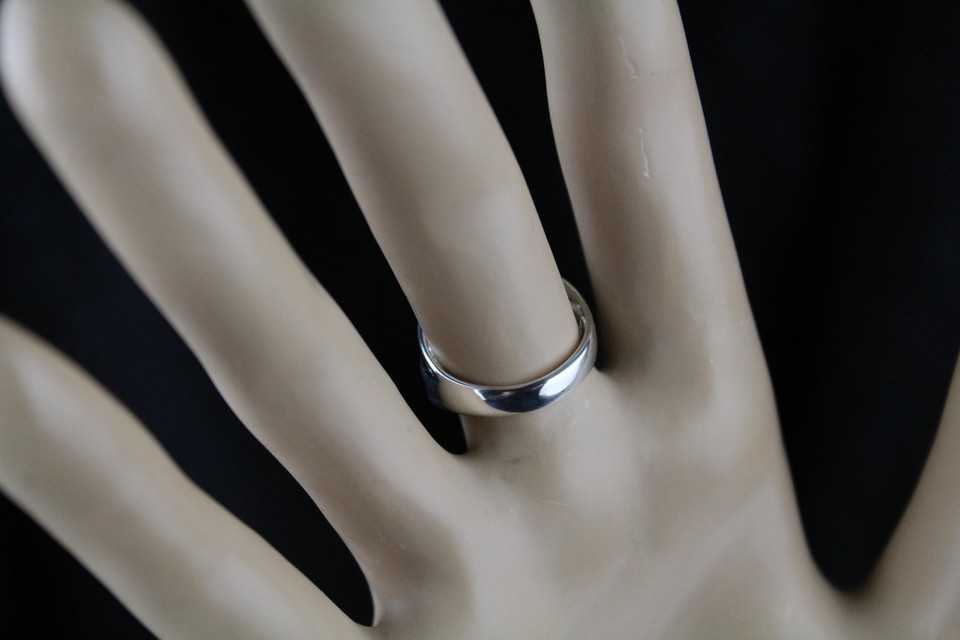 Sterling Silver Pearl Ring 3 Tier Band with 4 Freshwater Pearls Cluster ...