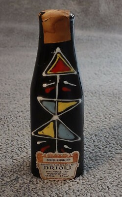 Miniature Empty, Sealed Vintage Drioli Coffee Liqueur Bottle 1969 | eBay