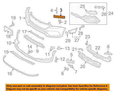 HYUNDAI OEM Santa Fe Front Bumper Grille Grill-Outer Bracket Left ...