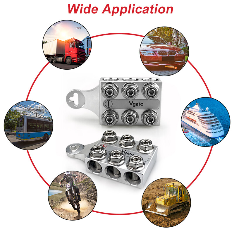 8AWG up to 4/0(XL) AWG Battery Terminals(M5 & M4) for SAE/DIN/EN ...