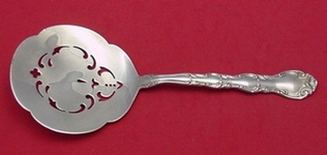 French Scroll by Alvin Sterling Silver Tomato Server Flat Handle ...