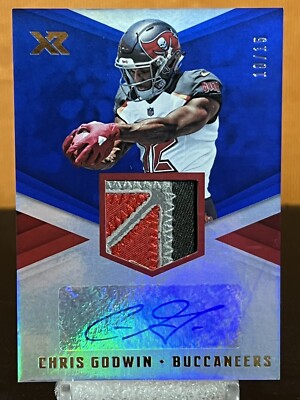 Chris Godwin 2017 XR 3 Color RPA /15 | eBay